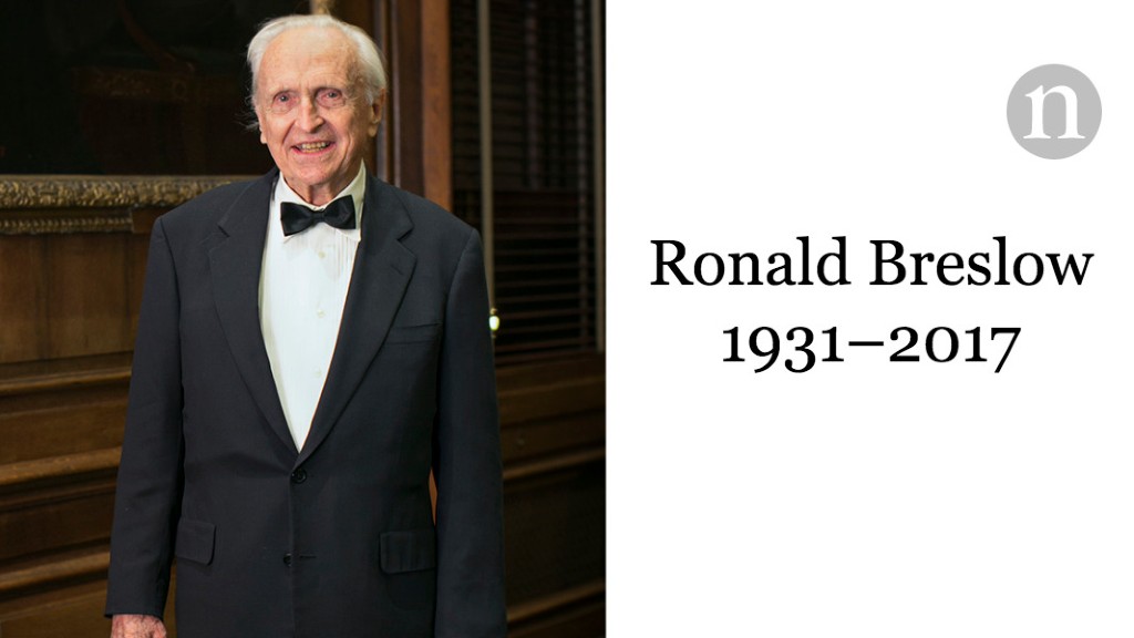 Ronald Breslow (1931–2017)