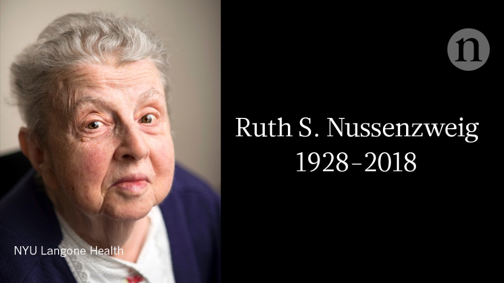 Ruth S. Nussenzweig (1928–2018)