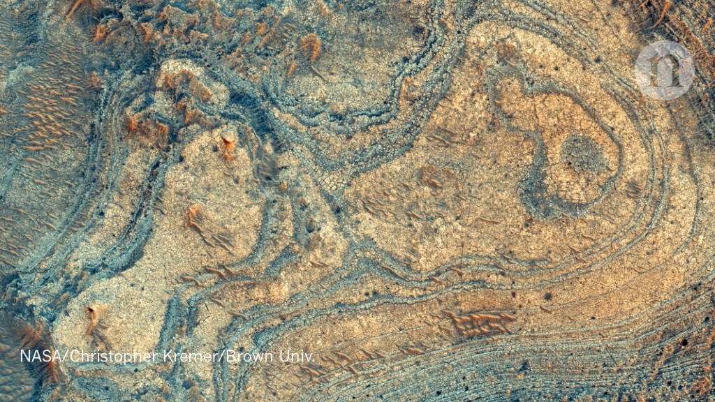 Mysterious Martian formation traced to volcanic explosion