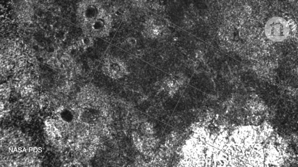 Giant explosions sculpted a moon’s peculiar scenery