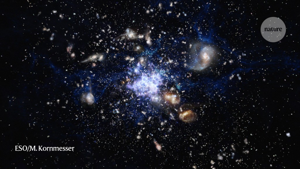 Primordial gas cloud has thoroughly modern make-up