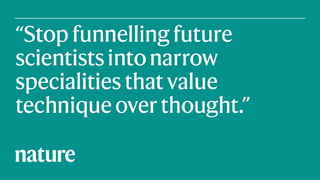 Stop the science training that demands ‘don’t ask’