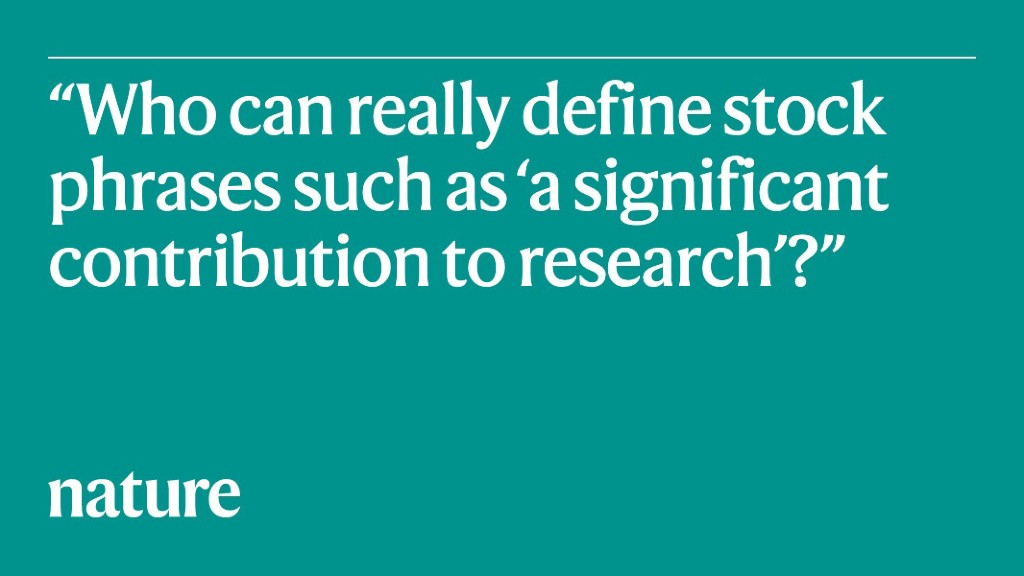 To fix research assessment, swap slogans for definitions