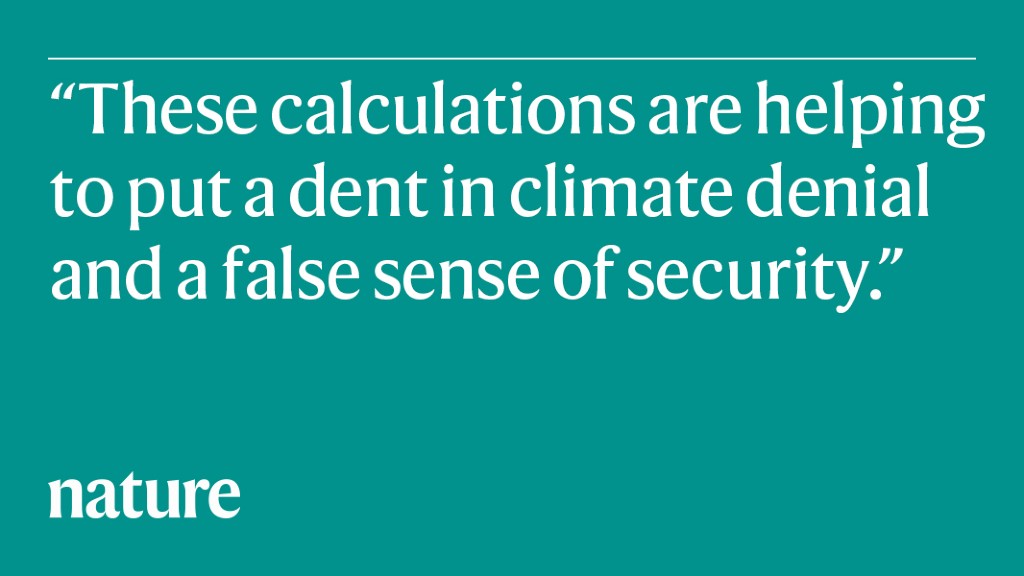 Heed blame for extreme weather