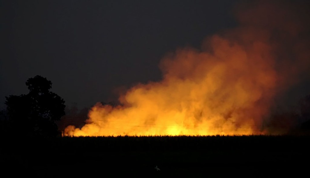 Aerosol particles propel smog formation in north India