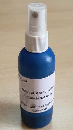 Antimicrobial spray coat against coronavirus