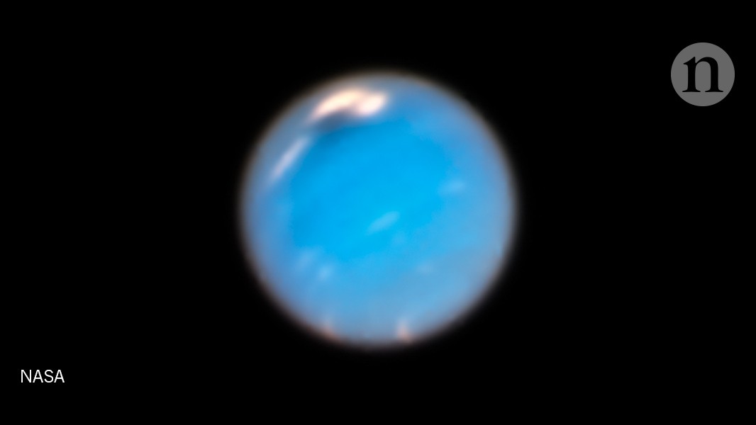 Hubble reveals birth of giant storm on Neptune