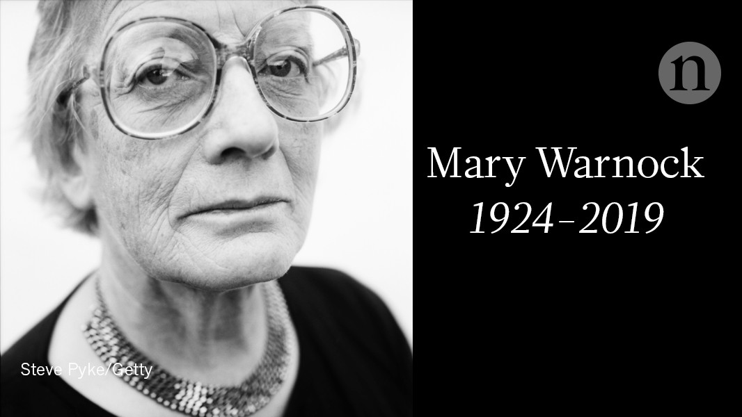 Mary Warnock (1924-2019)