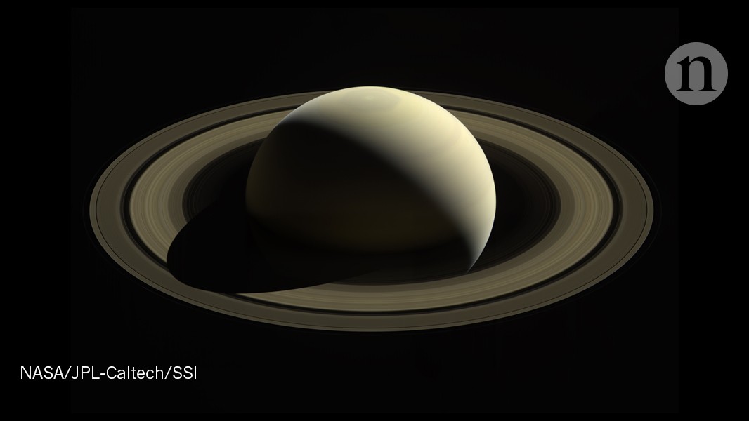 A last close-up of Saturn’s rings reveals the mark of its moons