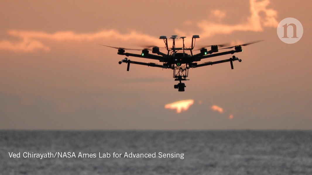 Drone takes to the skies to image offshore reefs