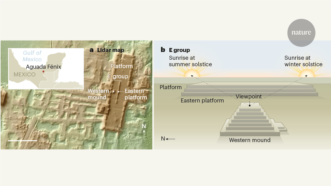 Large-scale early Maya sites in Mexico revealed by lidar mapping technology