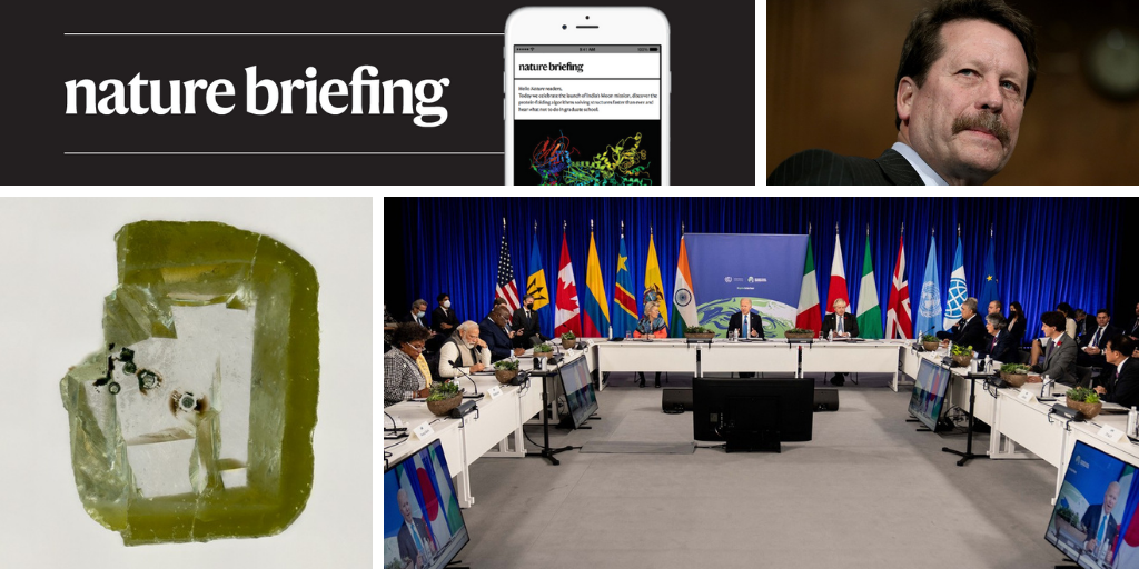 Daily briefing: New mineral discovered inside a diamond