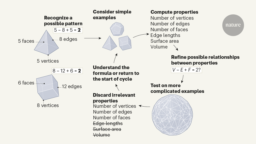 Artificial intelligence aids intuition in mathematical discovery