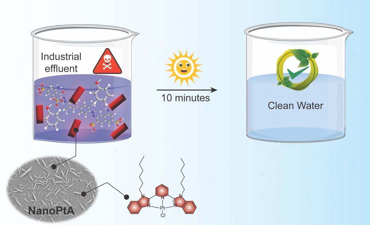 Artificial nanoenzyme cuts out pollutants in industrial waste