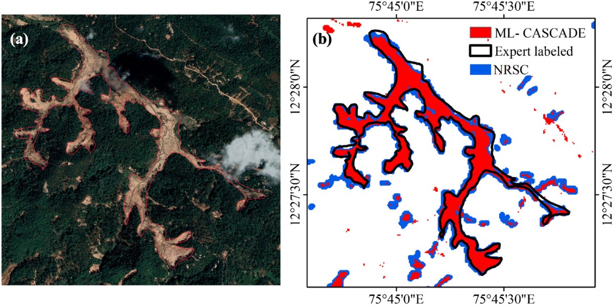 Rapid mapping of landslides