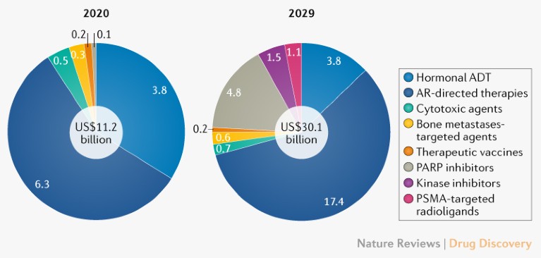 The prostate cancer drug market