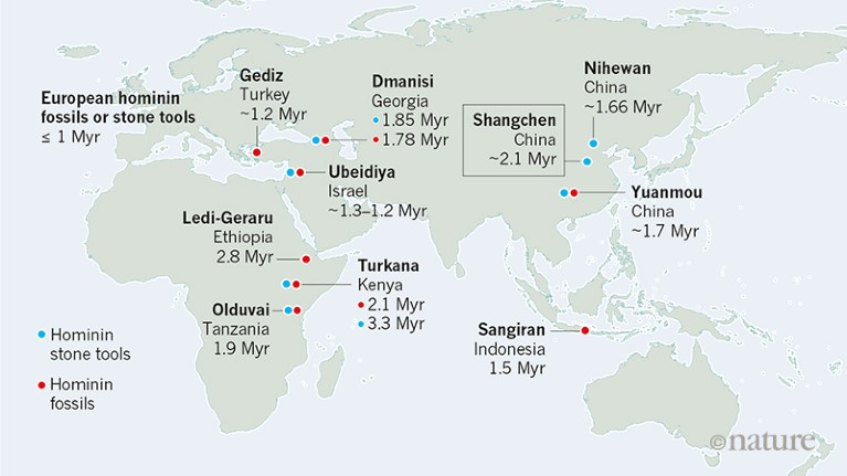 An early hominin arrival in Asia