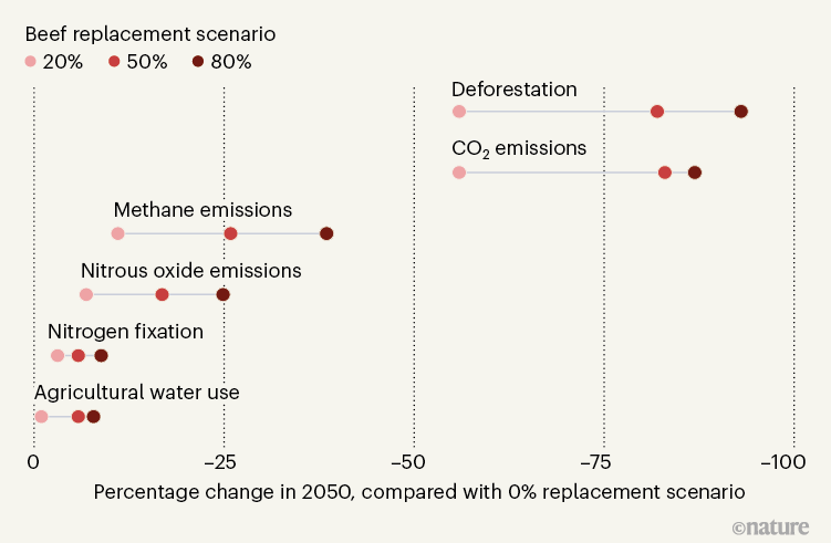 Mycoprotein produced in cell culture has environmental benefits over beef