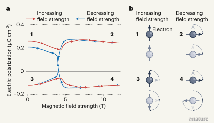 Topology turns the crank on a magnetoelectric switch