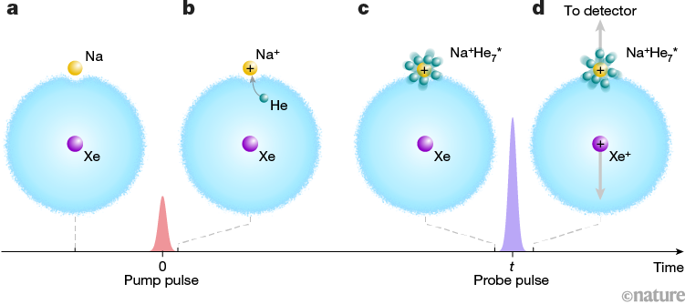 Helium droplets help to visualize the start of ion solvation
