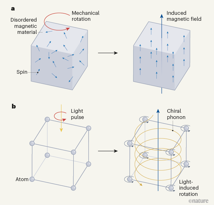 Light makes atoms behave like electromagnetic coils