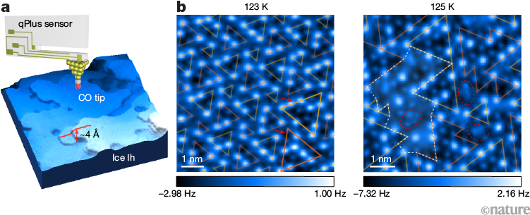 Atomic-scale insights into the mystery of how ice surfaces melt
