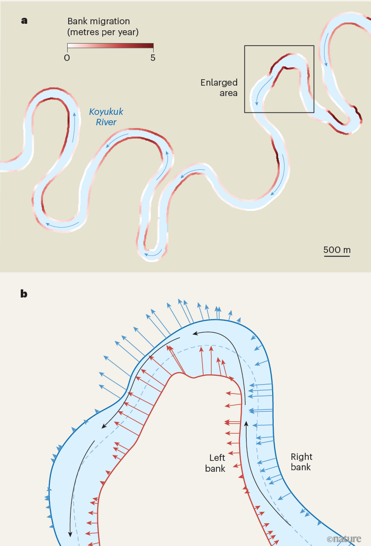 Arctic riverbank erosion could increase as permafrost thaws