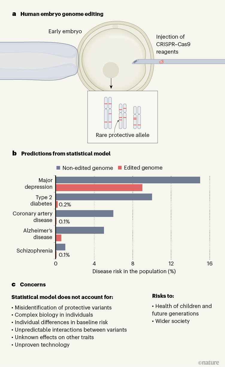 Human embryo editing against disease is unsafe and unproven — despite ...