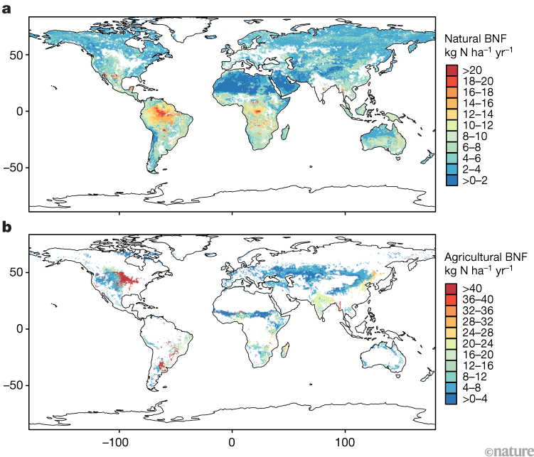 Human activity redistributes nitrogen fixation across the terrestrial ...