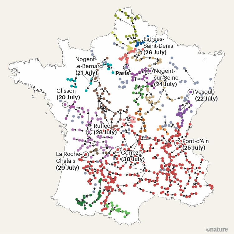 Protests are infectious: mapping rural unrest in Revolutionary France