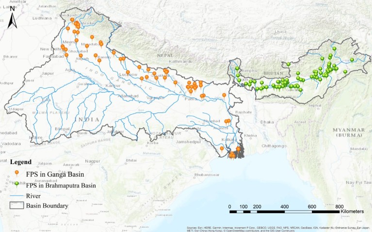 Ganga Brahmaputra Basin Map