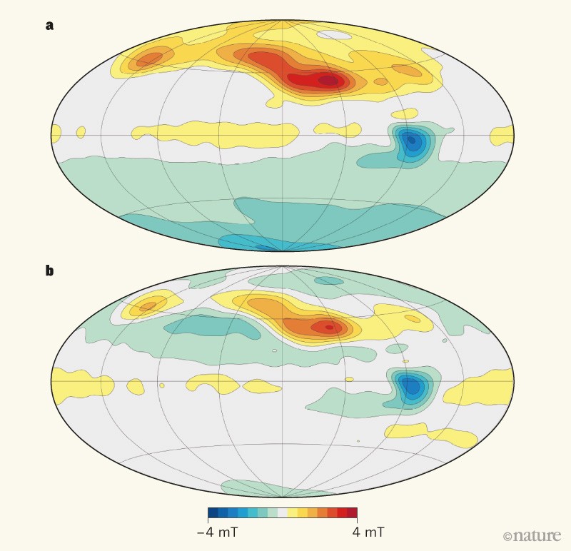 Jupiter’s magnetic field revealed by the Juno spacecraft