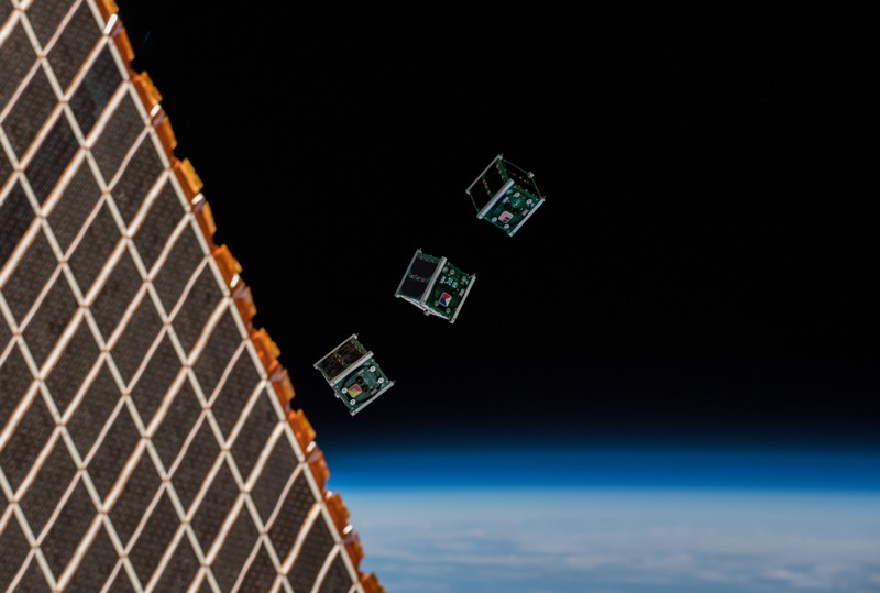 Explore space using swarms of tiny satellites