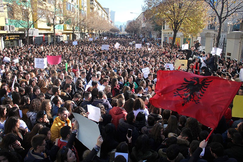 Mass student protests bring down Albania’s science minister