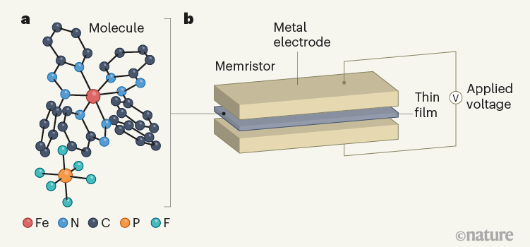 Molecular memristors offer a path to ultra-efficient computing