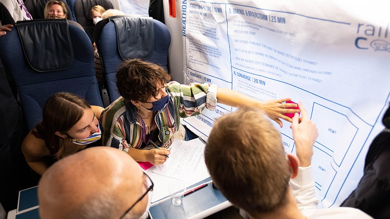 All aboard the climate train! Scientists join activists for COP26 trip