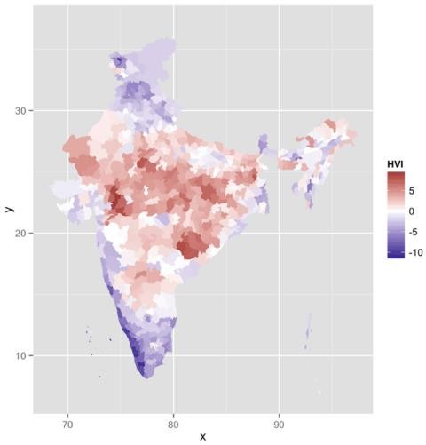 Heat vulnerability index shows central India at risk