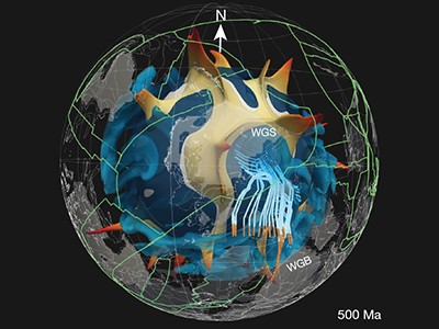 Mobile mantle could explain volcanic hotspot locations