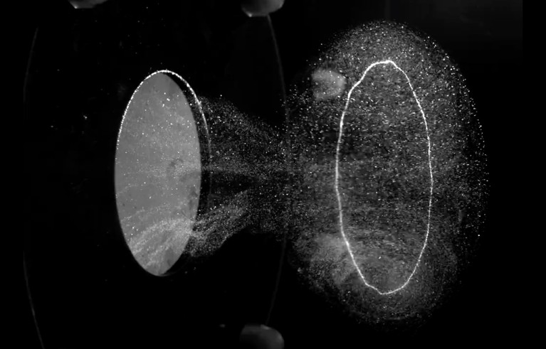 Smash-ups make a tame blob of turbulence