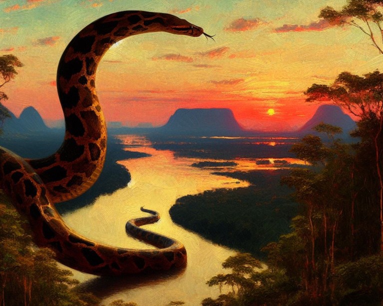 Mystery of huge ancient engravings of snakes solved at last