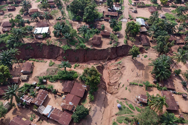 Deep gashes in the earth are slicing up cities, swallowing houses and ...